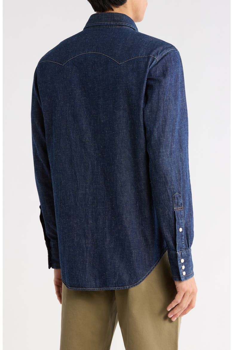 Point Rider Western Snap-Up Denim Shirt (Men) | Nordstromrack