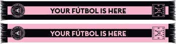 RUFFNECK SCARVES Black/Pink Inter Miami CF Your Fútbol Is Here Scarf ...