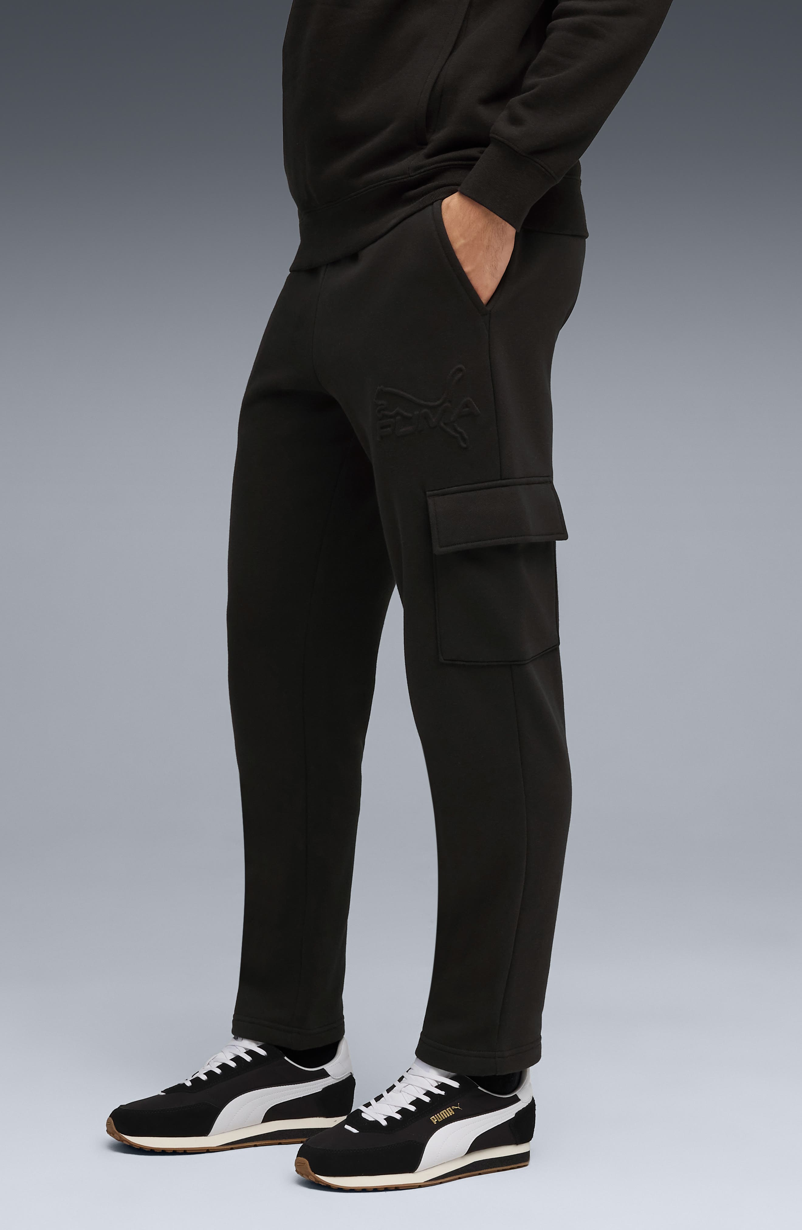 PUMA Essentials Embossed Cargo Pants | Nordstromrack