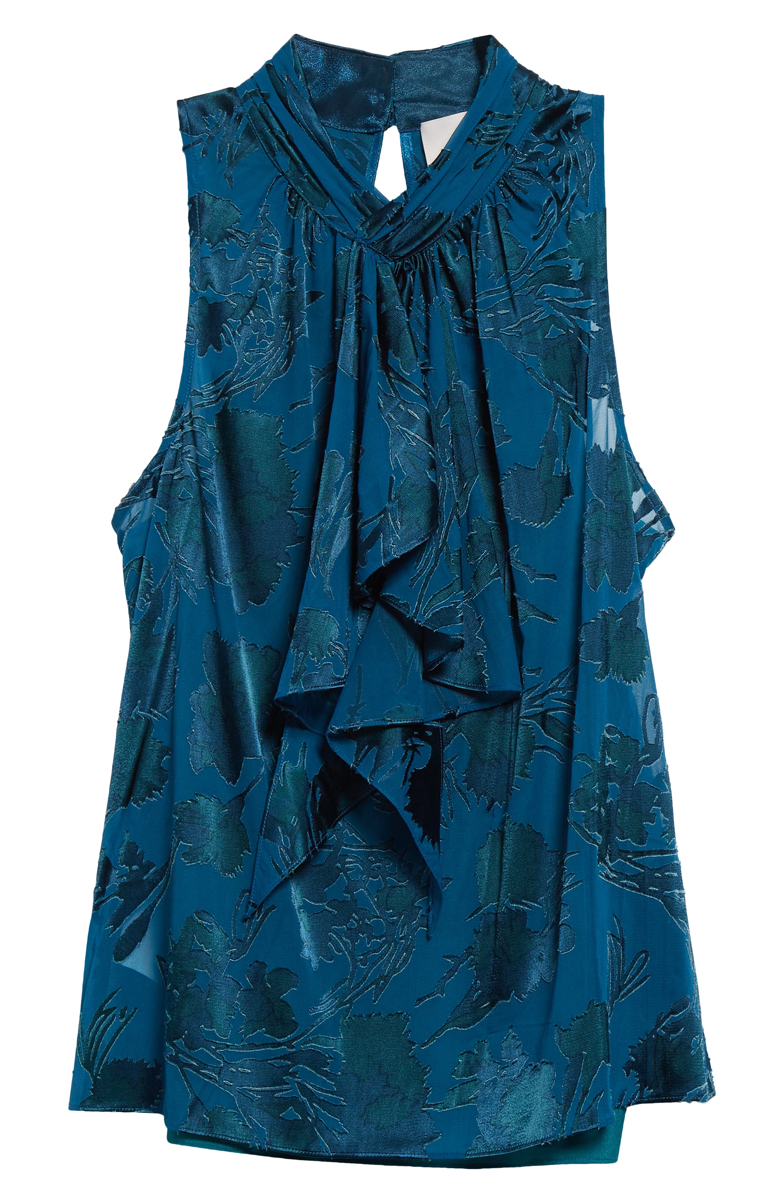 Cinq à Sept Keoni Floral Satin Burnout Top | Nordstromrack