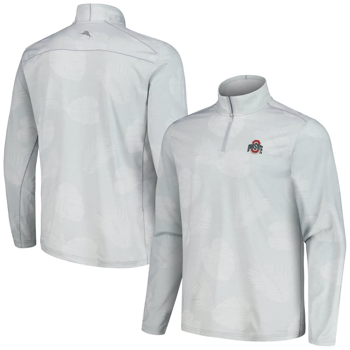 Tommy Bahama Men's Tommy Bahama Gray Ohio State Buckeyes Delray Frond ...