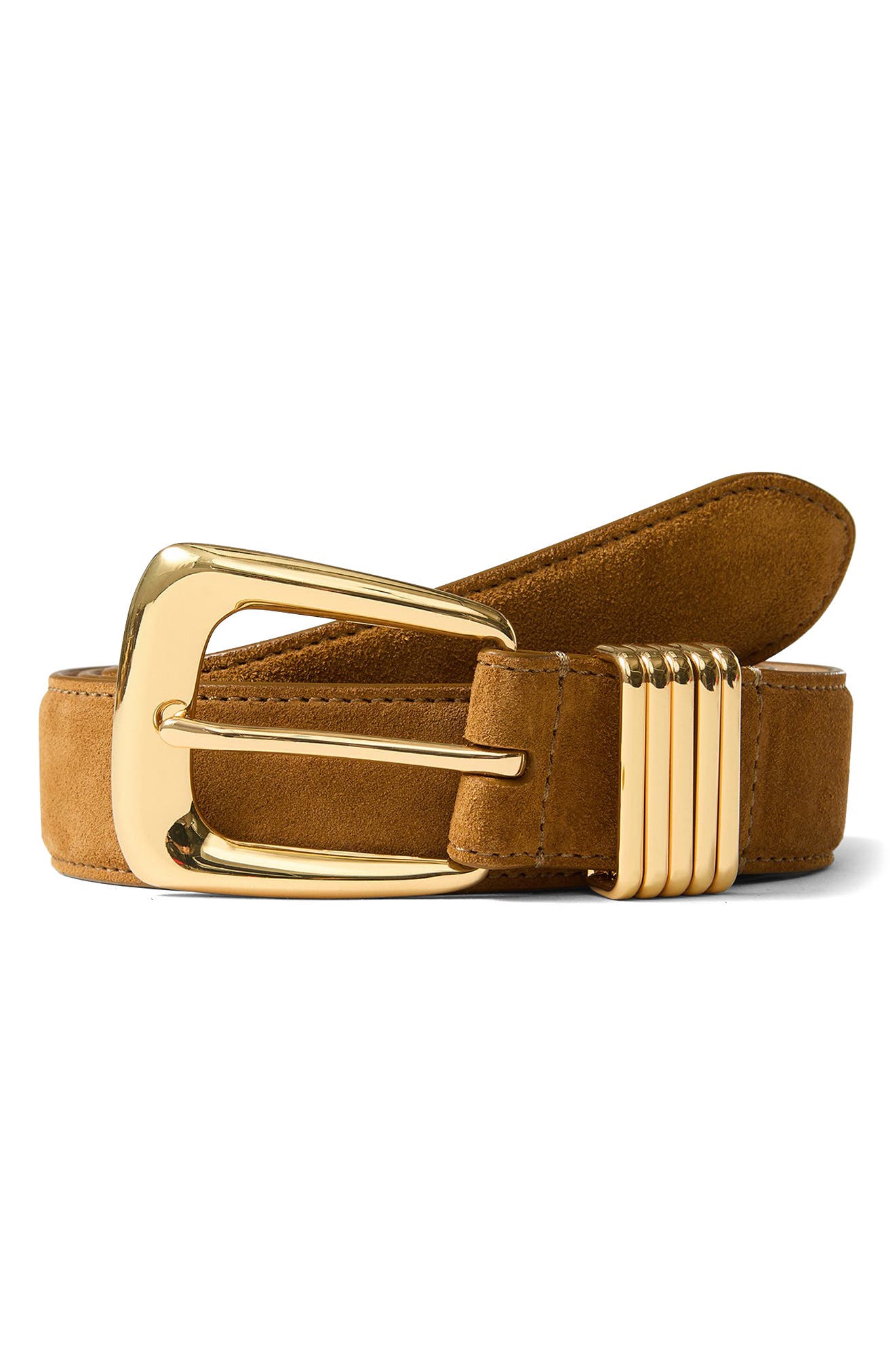 Veronica Beard Arch Suede Belt | Nordstrom