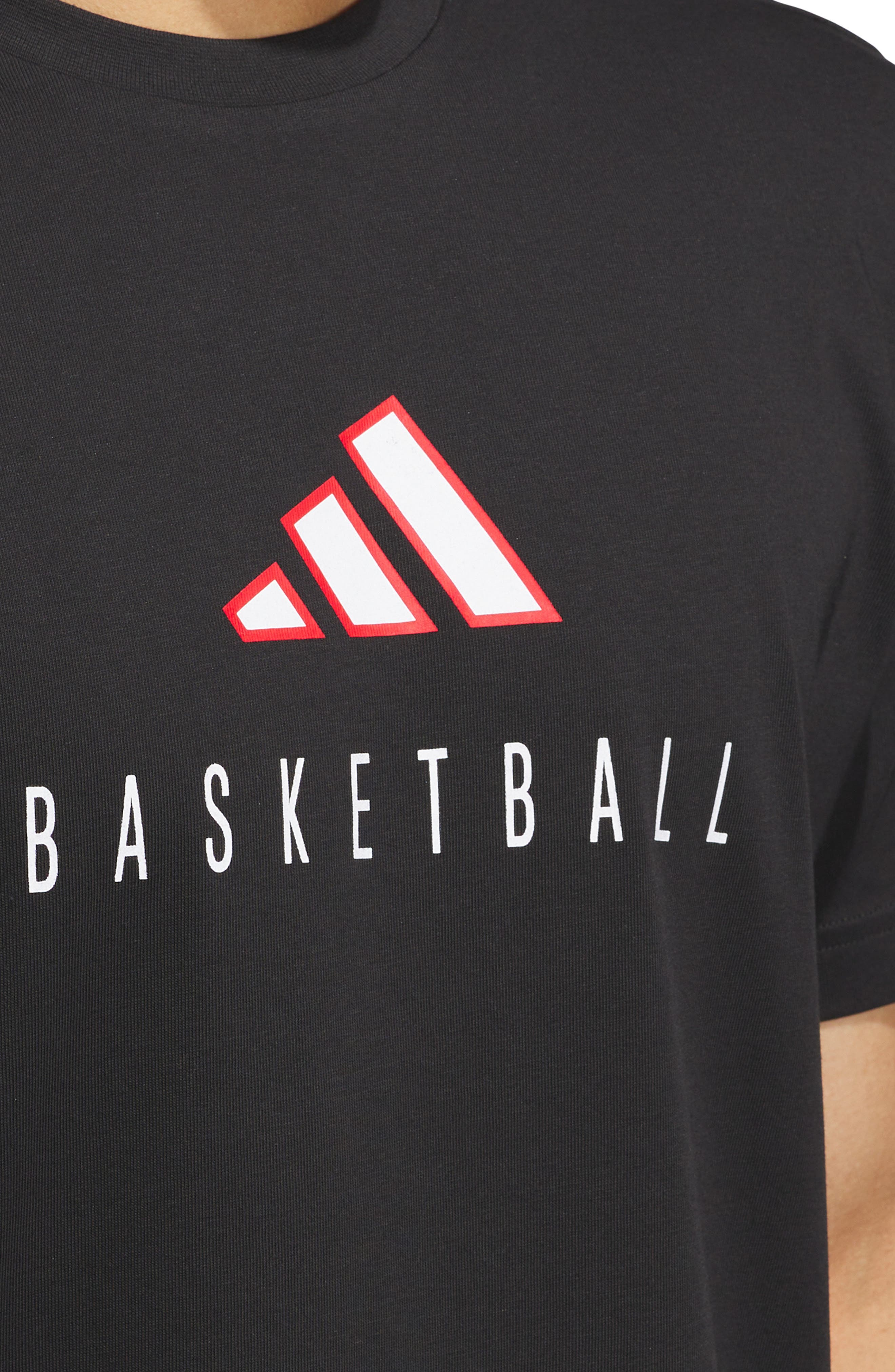 adidas Worldwide Hoops Cotton Blend Graphic Tee | Nordstromrack