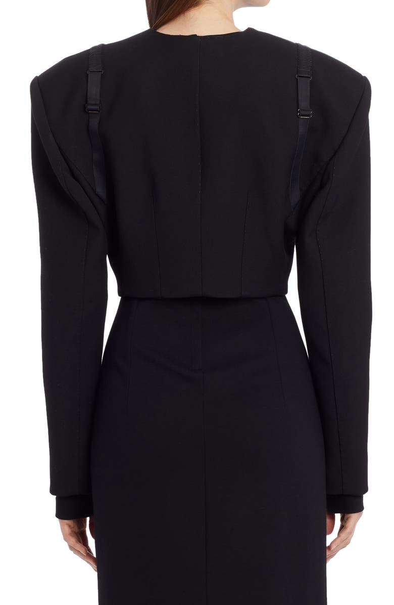 Dolce&Gabbana Bustier Overlay Wool Blend Jacket | Nordstrom