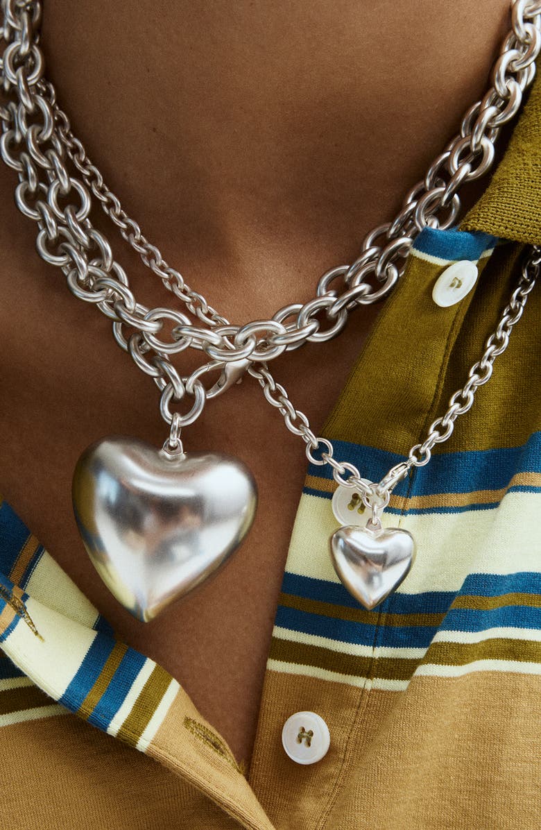 ROXANNE ASSOULIN Puffy Heart Pendant Necklace | Nordstrom