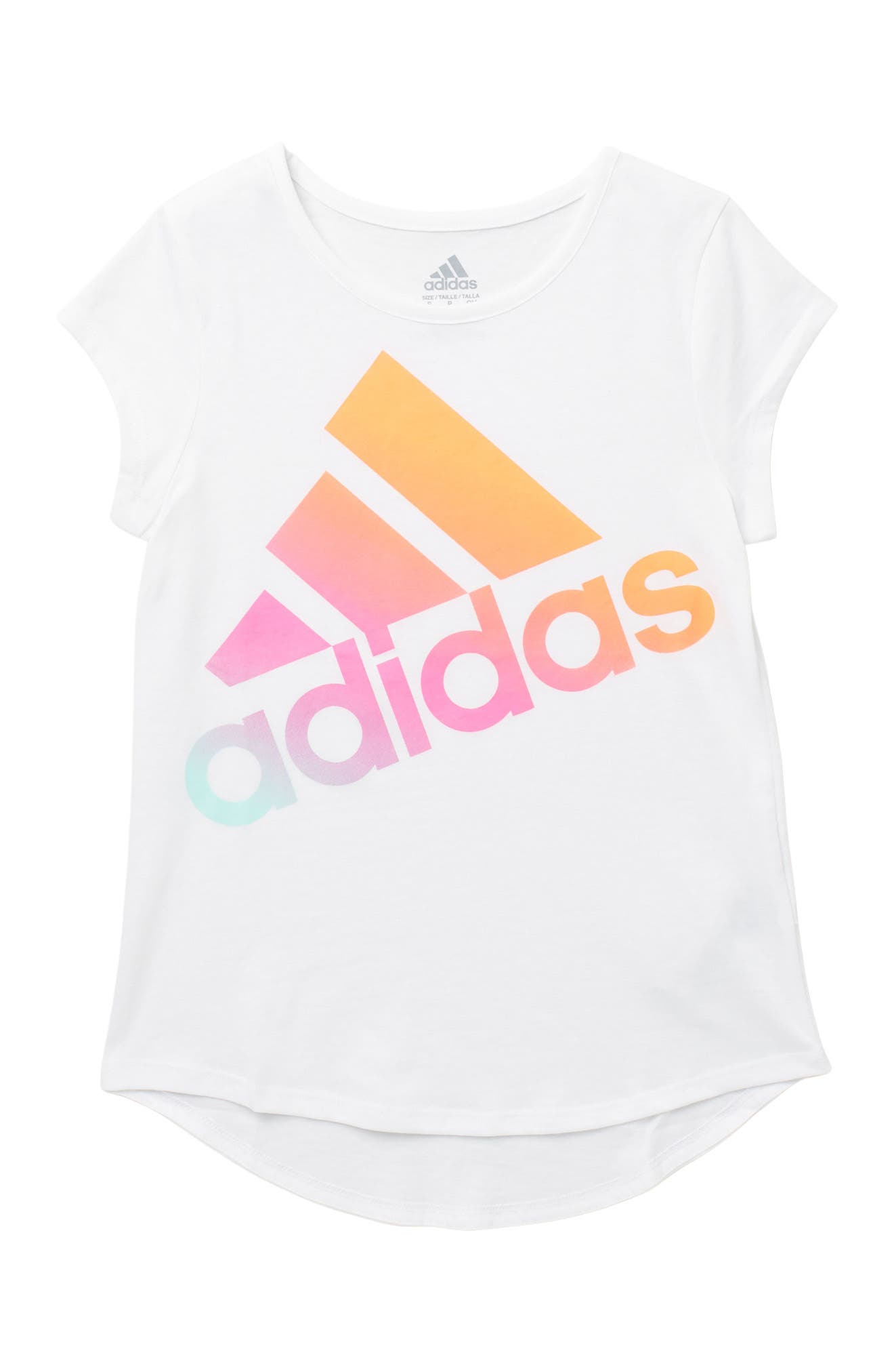 adidas Logo Cap Sleeve T-Shirt | Nordstromrack