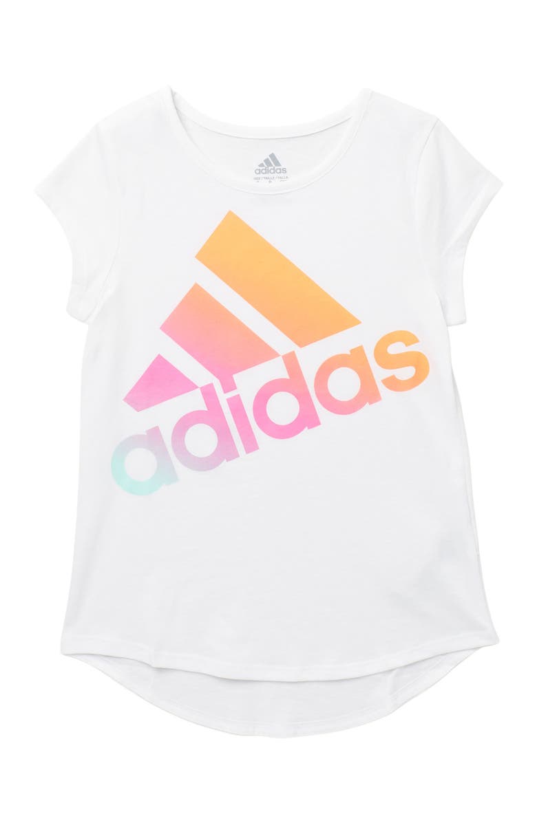adidas Logo Cap Sleeve T-Shirt | Nordstromrack