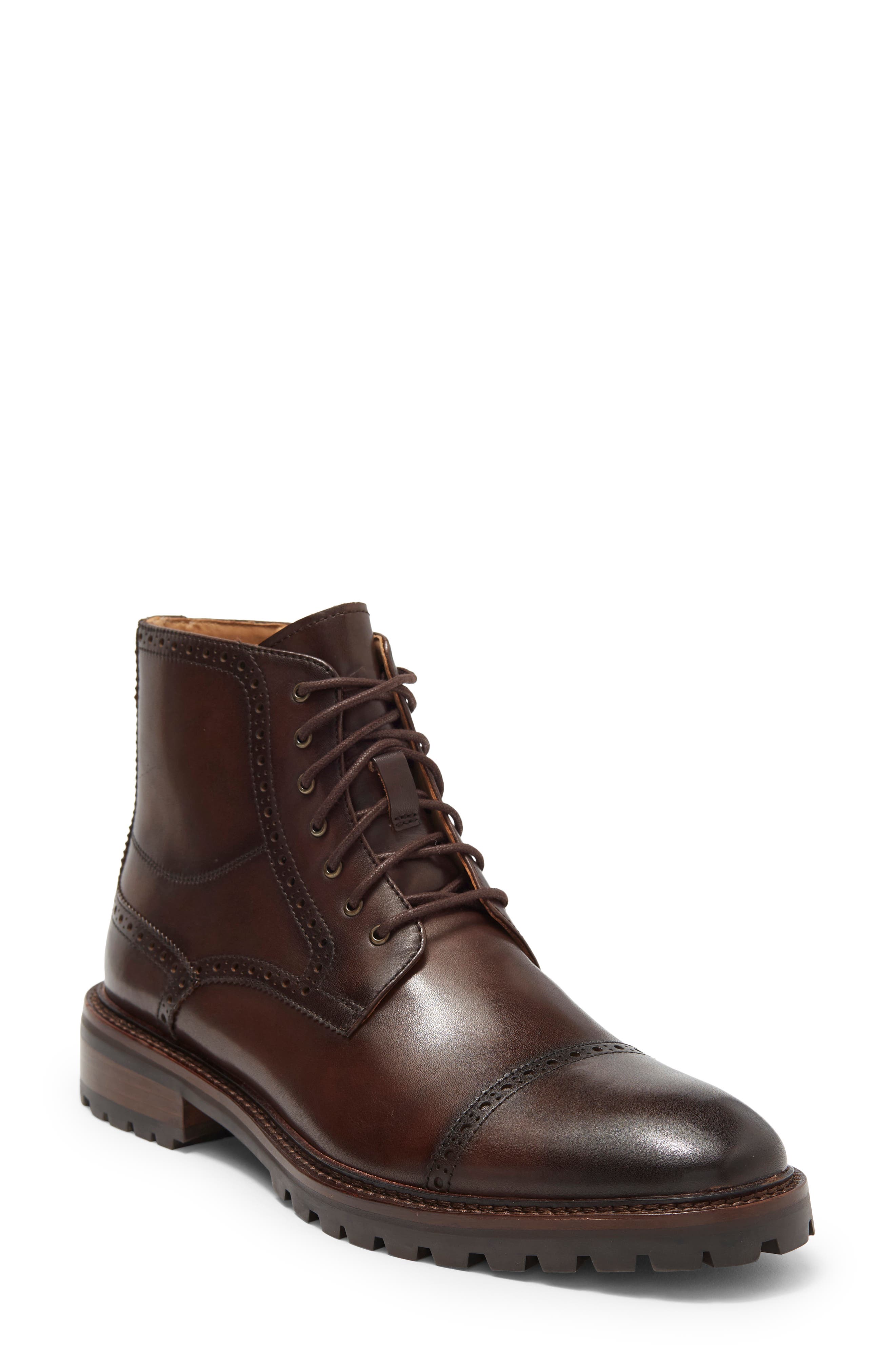 CURATORE Benetti Brogue Lace-Up Boot (Men) | Nordstromrack