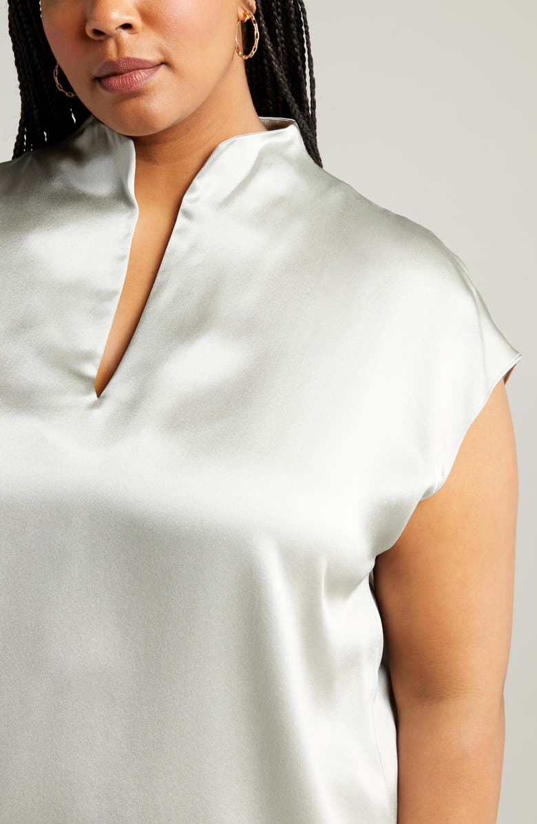 Vince Cap Sleeve Silk Blouse | Nordstromrack