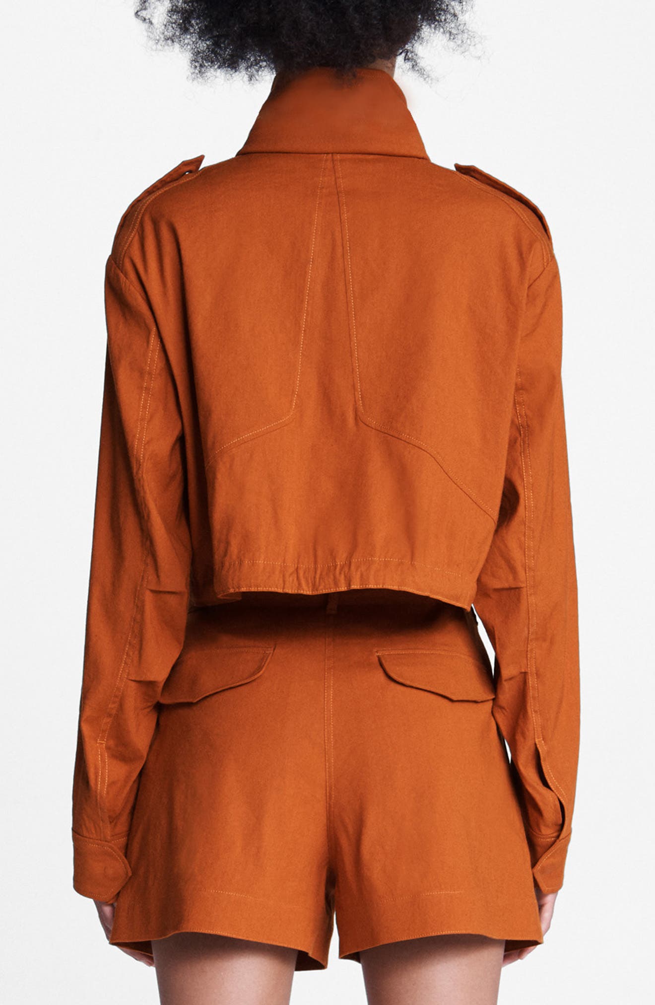 rag & bone Crop Linen Blend Field Jacket | Nordstromrack