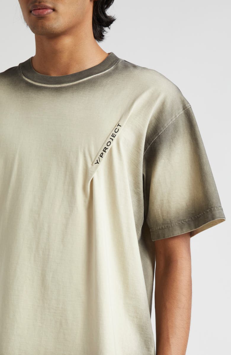 Y/Project Pinched Logo Cotton T-Shirt | Nordstromrack