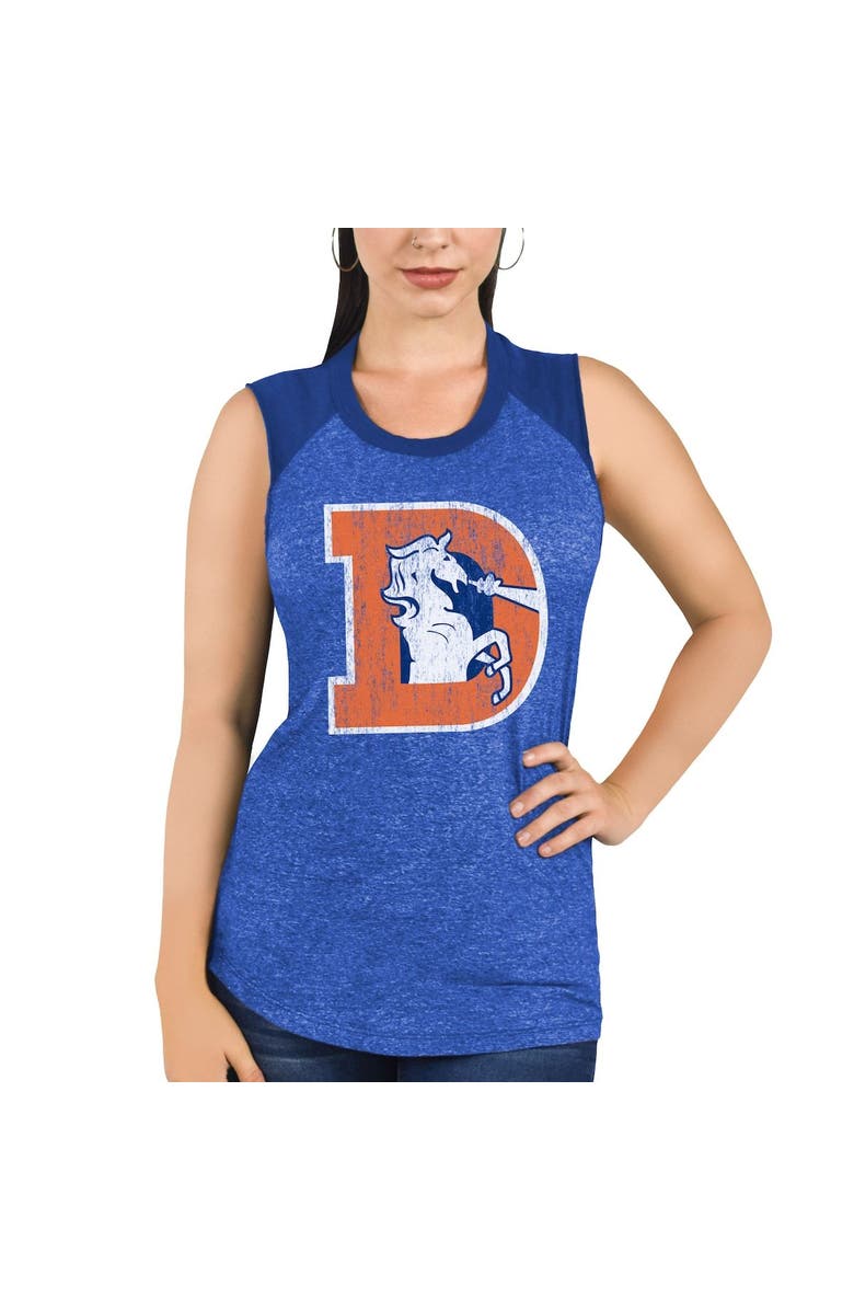 Majestic Threads Women's Majestic Threads Royal Denver Broncos Retro ...