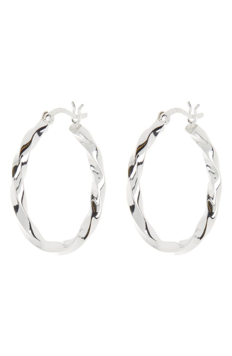 Argento Vivo Sterling Silver Twisted Hoop Earrings | Nordstromrack