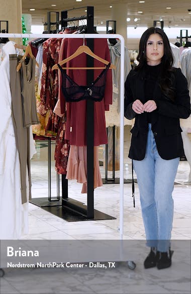 Free People Mid Week Dotted Mesh Underwire Bra | Nordstrom