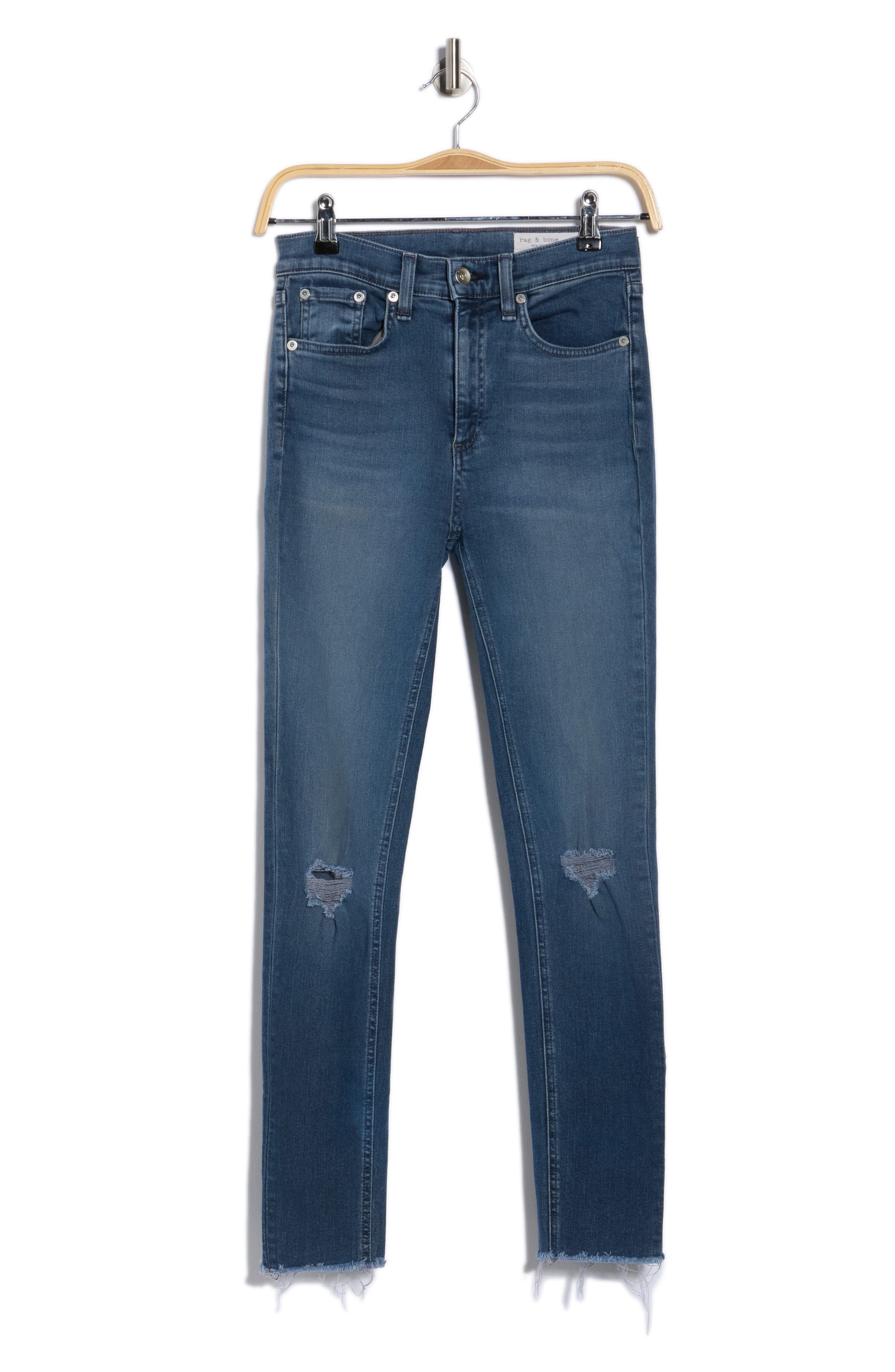 rag & bone Ripped Ankle Skinny Jeans | Nordstromrack