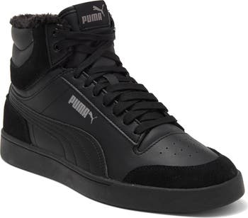 PUMA Shuffle Mid Top Faux Fur Lined Sneaker (Men) | Nordstromrack