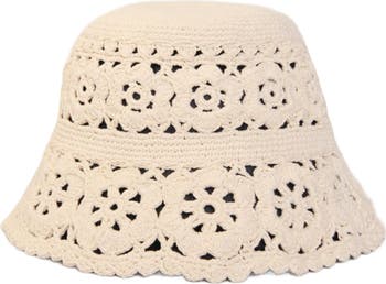 maje Crochet bucket hat | Nordstrom