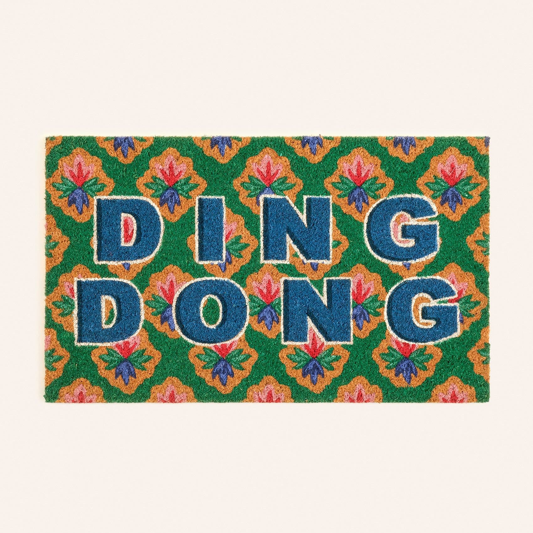 Zsa Zsa Zsu Kerala Ding Dong Coir Doormat 18" x 30" | Nordstrom
