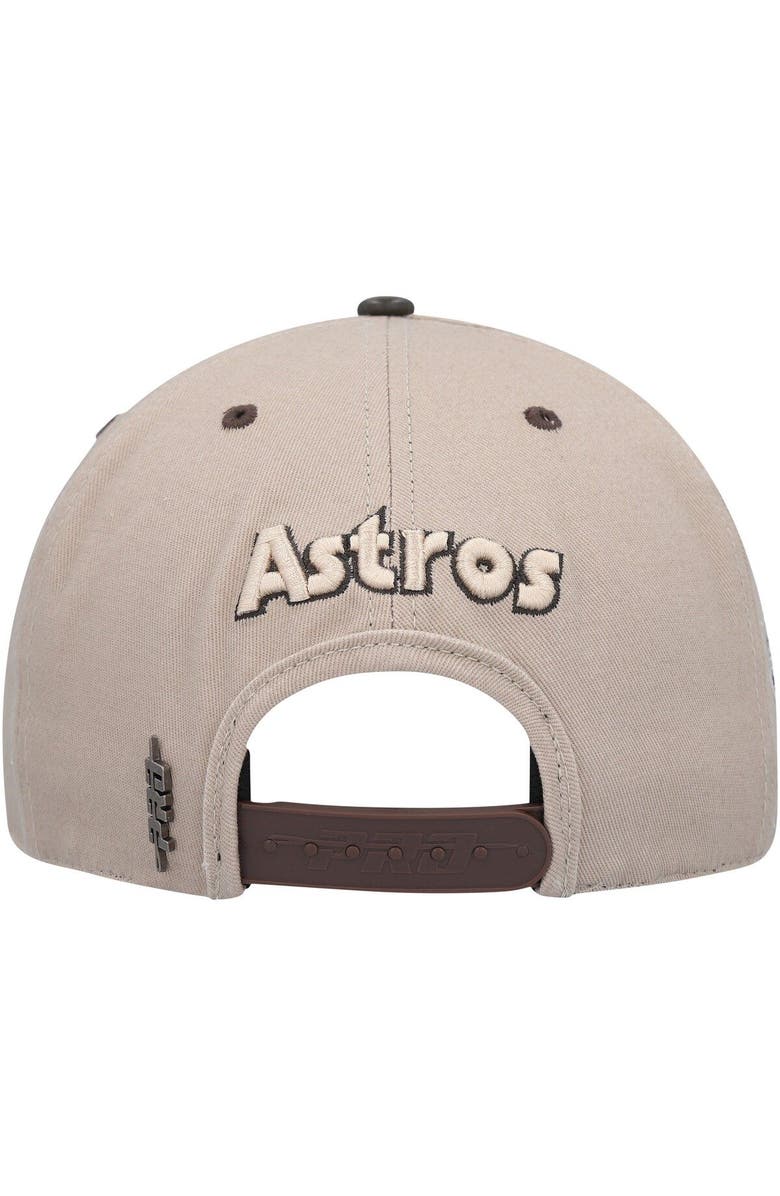 PRO STANDARD Men's Pro Standard White/Brown Houston Astros Chocolate ...