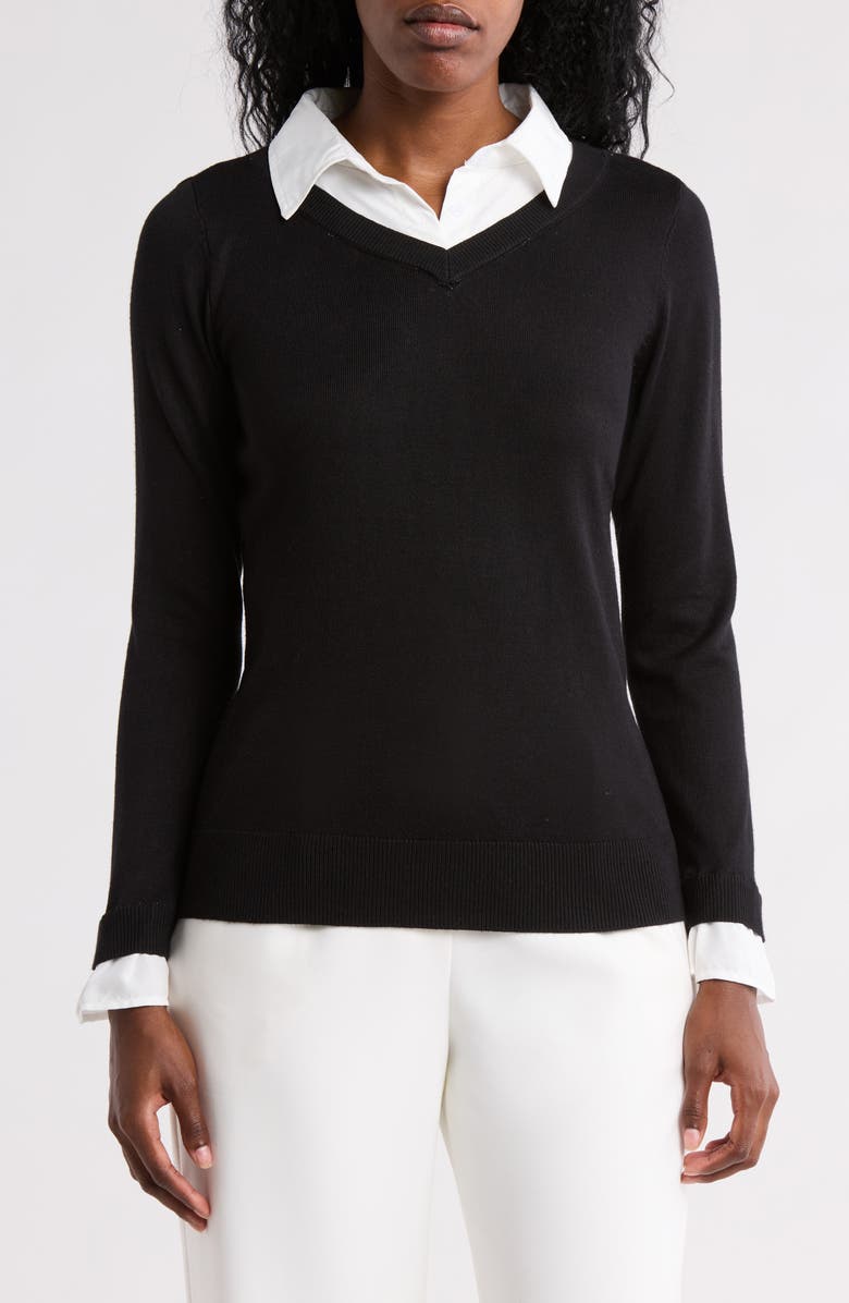 BY DESIGN Jasmine Twofer Sweater | Nordstromrack