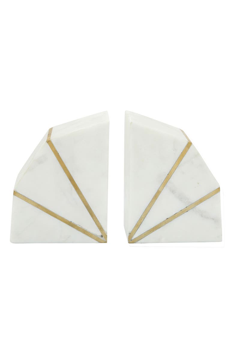 SAGEBROOK HOME SAGEBROOK Marble Accent Bookends - Set of 2 | Nordstromrack
