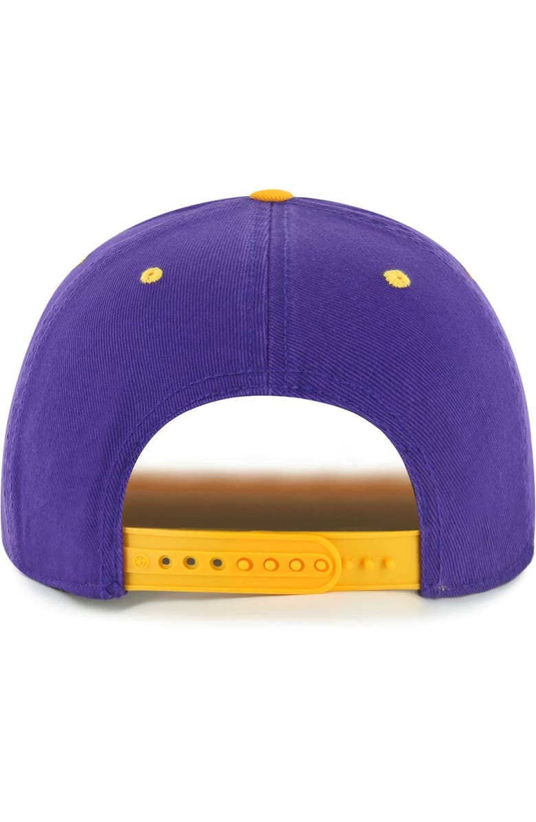 '47 Men's '47 Purple LSU Tigers Double Header Hitch Adjustable Hat ...