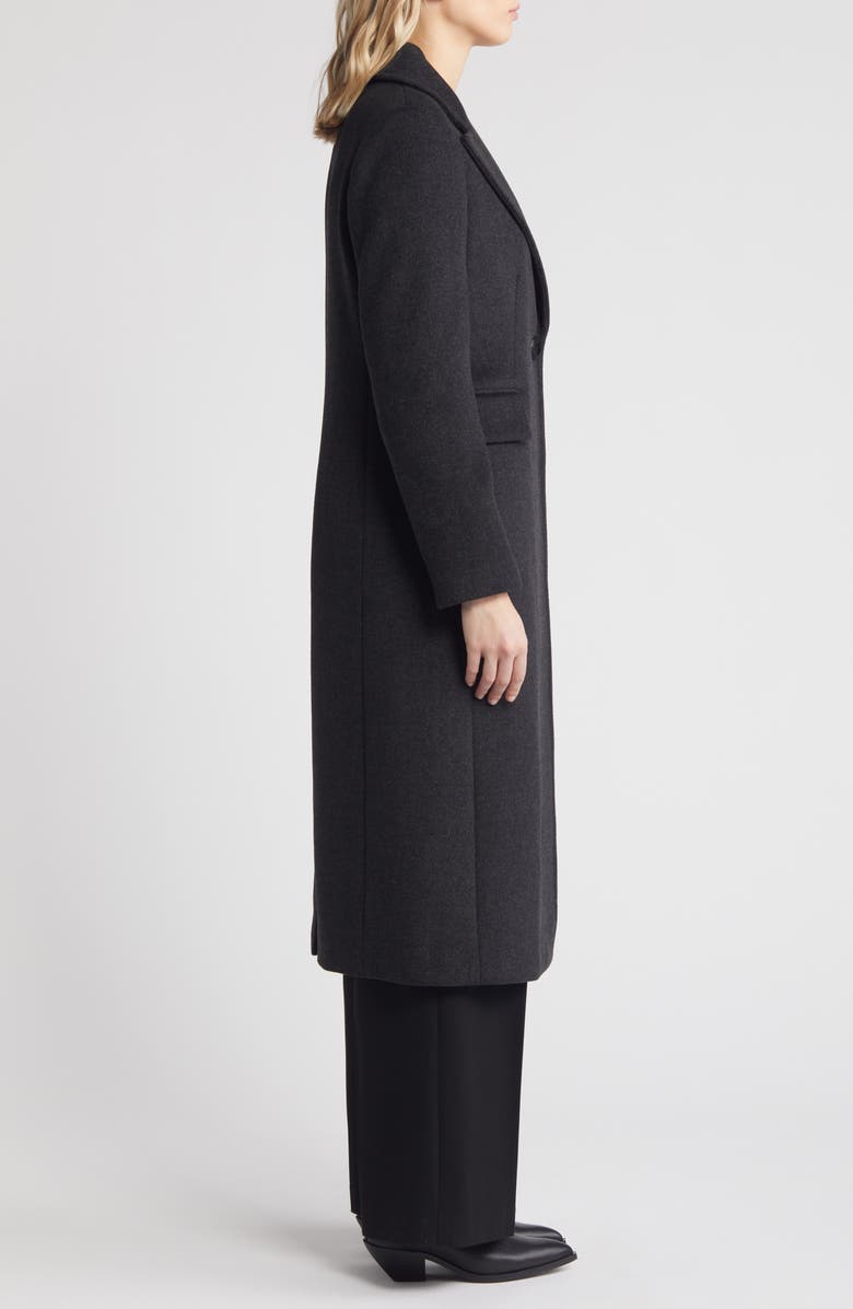 Sam Edelman Single Breasted Twill Reefer Coat | Nordstrom