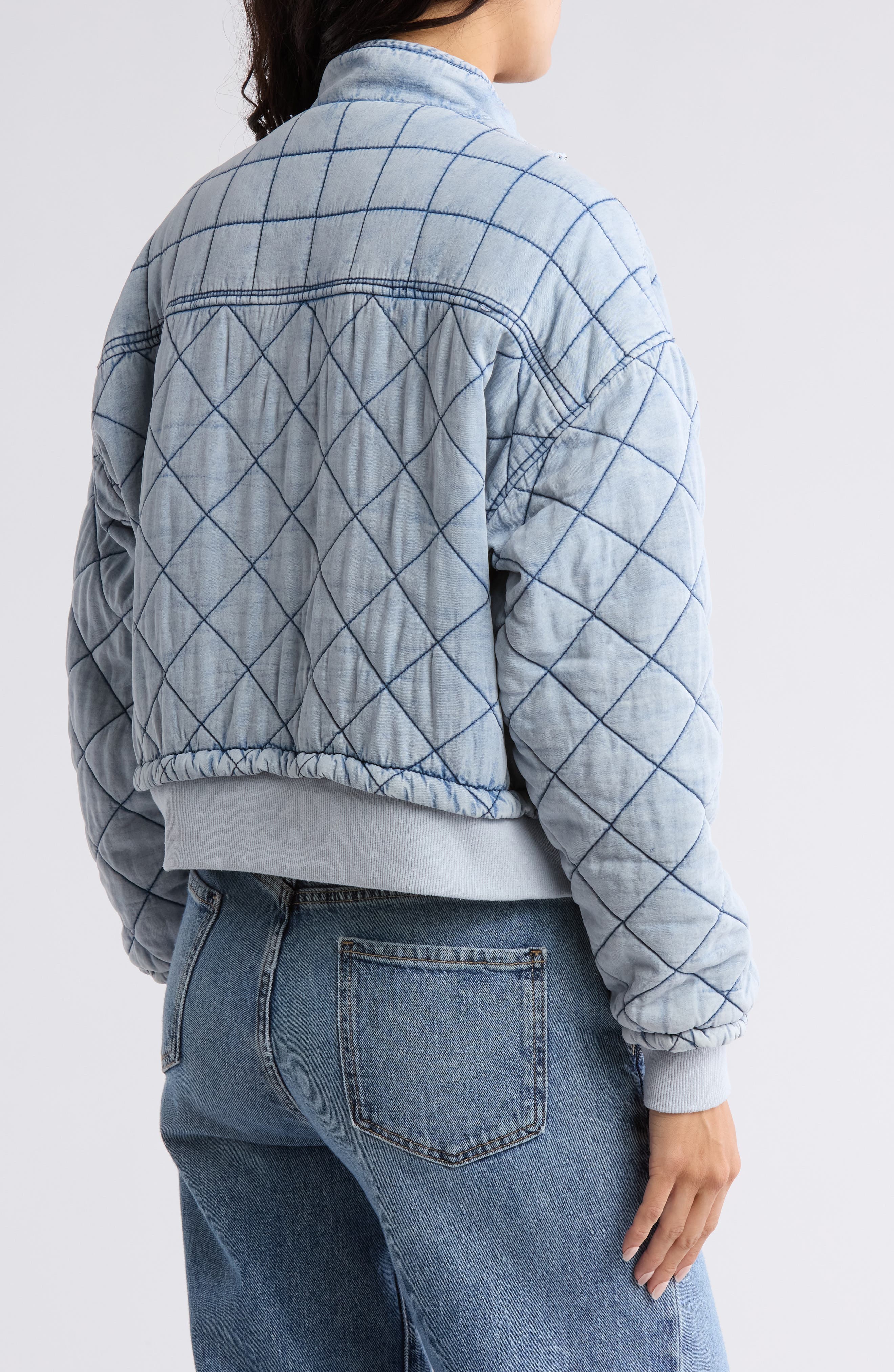 BLANKNYC Sun Bleached Bomber Jacket | Nordstromrack