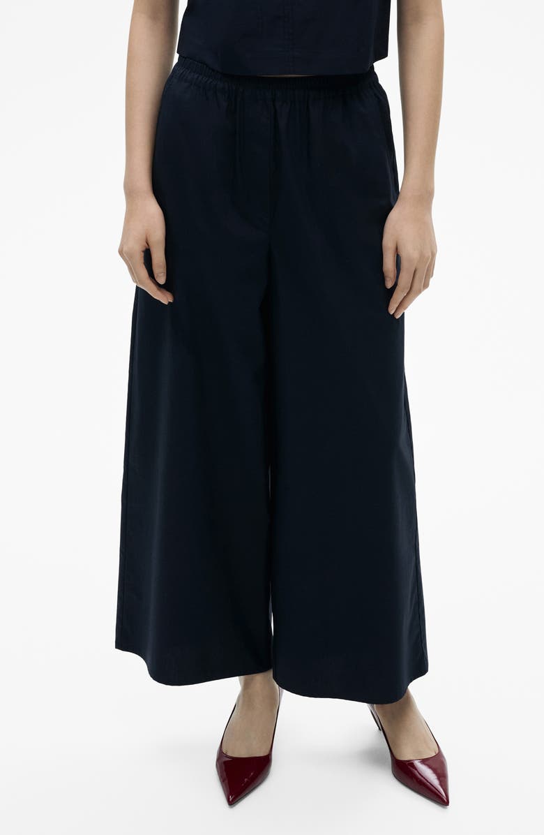 MANGO Pull-On Cotton Blend Pants | Nordstromrack