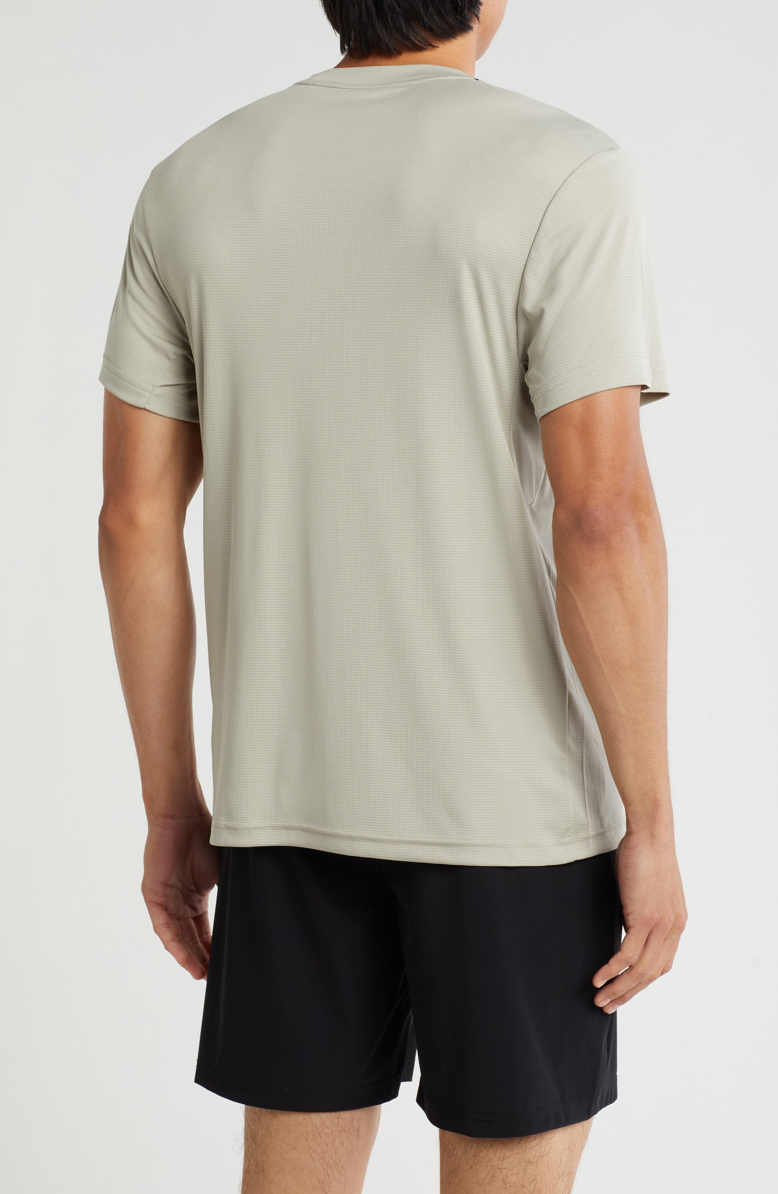 Hurley Activewear Exist Drop Check Gusset Logo Graphic T-Shirt ...