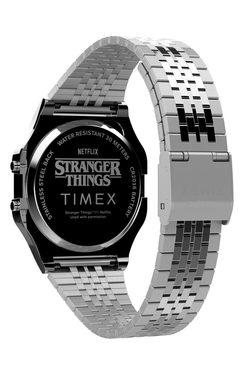 Timex® x 'Stranger Things' T80 Chronograph Bracelet Watch, 34mm | Nordstrom