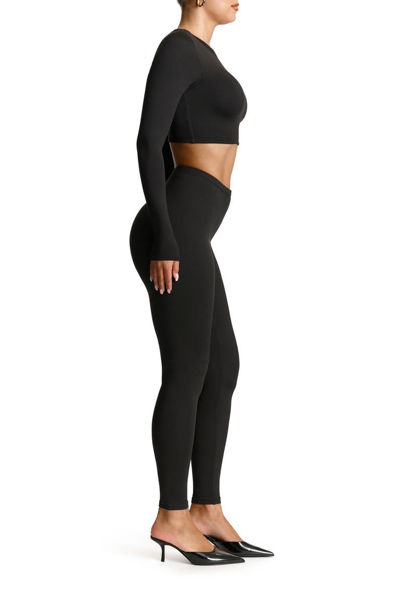 N BY NAKED WARDROBE Bare Long Sleeve Crop Top | Nordstromrack