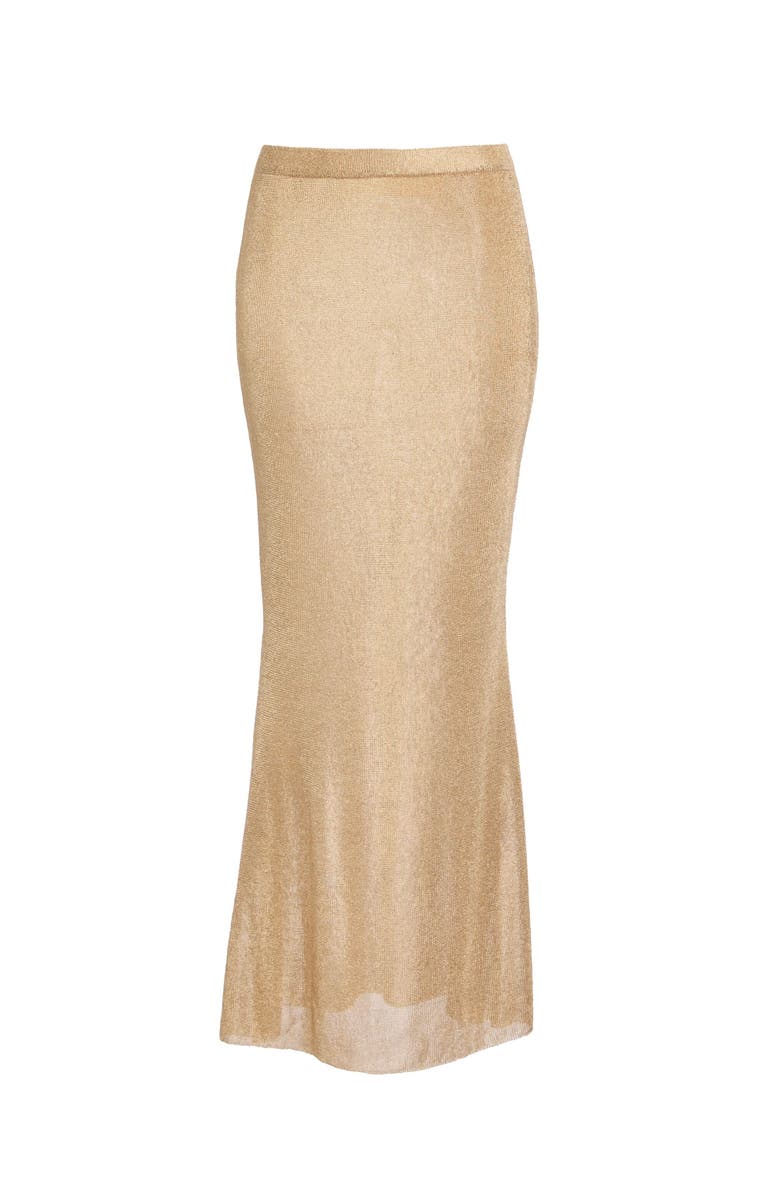 SER.O.YA Harmony Metallic Knit Skirt | Nordstrom