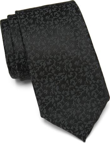 SAVILE ROW CO Modern Floral Silk Blend Tie | Nordstromrack