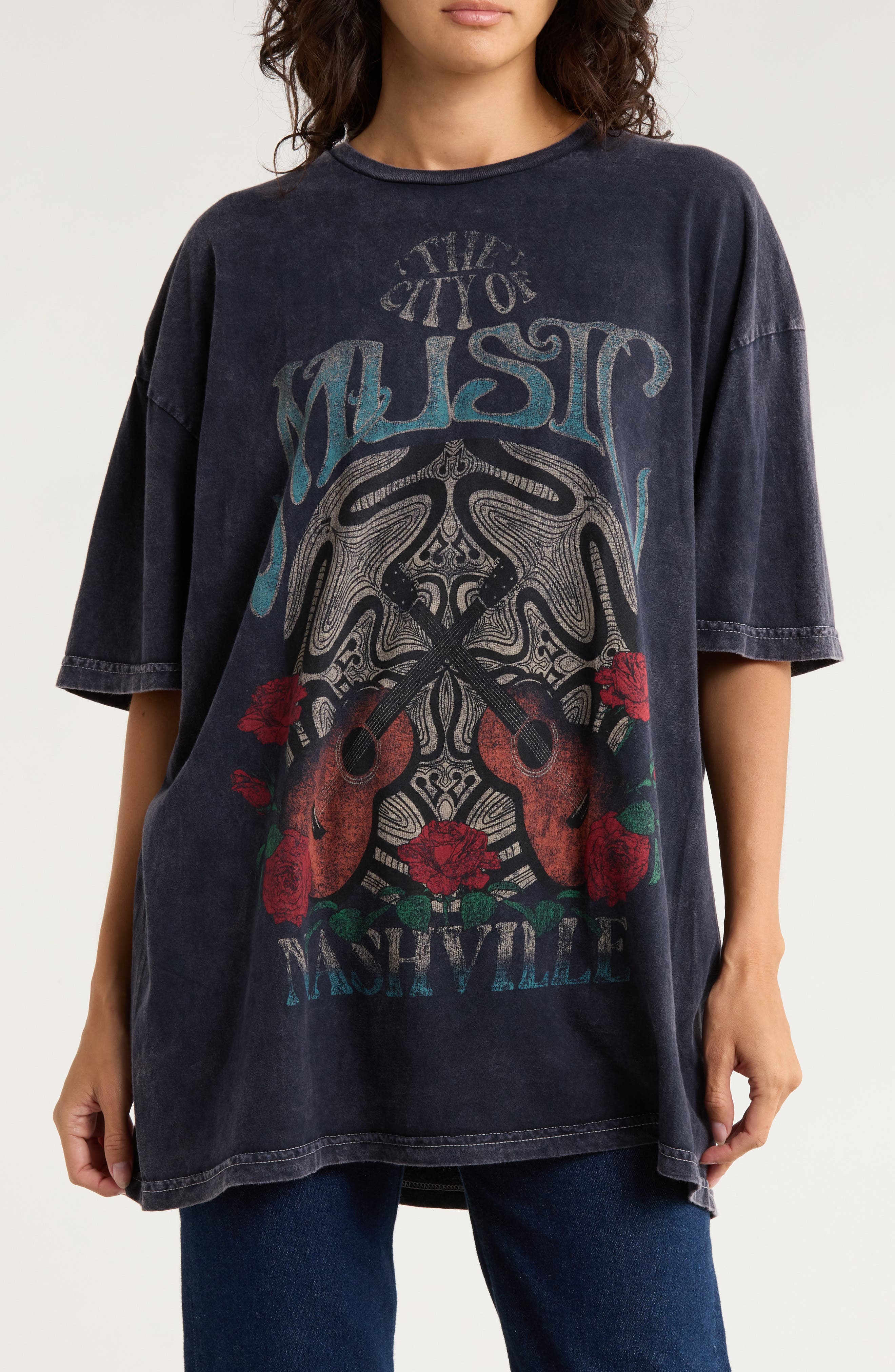 Project Social T Nashville Oversized Graphic T-Shirt | Nordstromrack