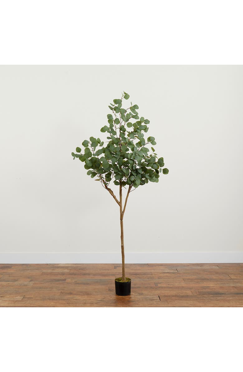 NEARLY NATURAL 6 ft. Eucalyptus Tree Artificial Plant | Nordstromrack