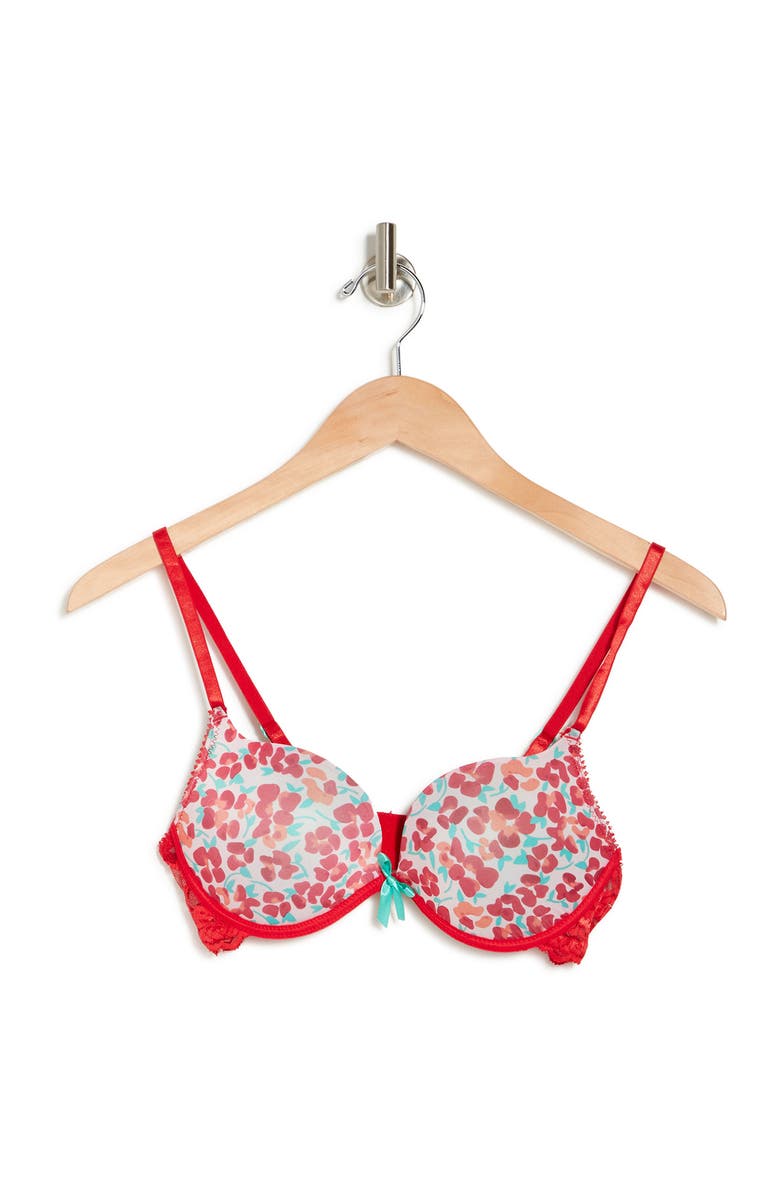 SECRET LACE Floral Print Bra | Nordstromrack