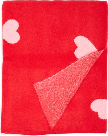 CeCe Allover Heart Blanket | Nordstromrack