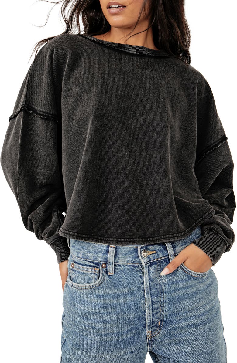 Free People Bae Cinch Sweatshirt | Nordstromrack