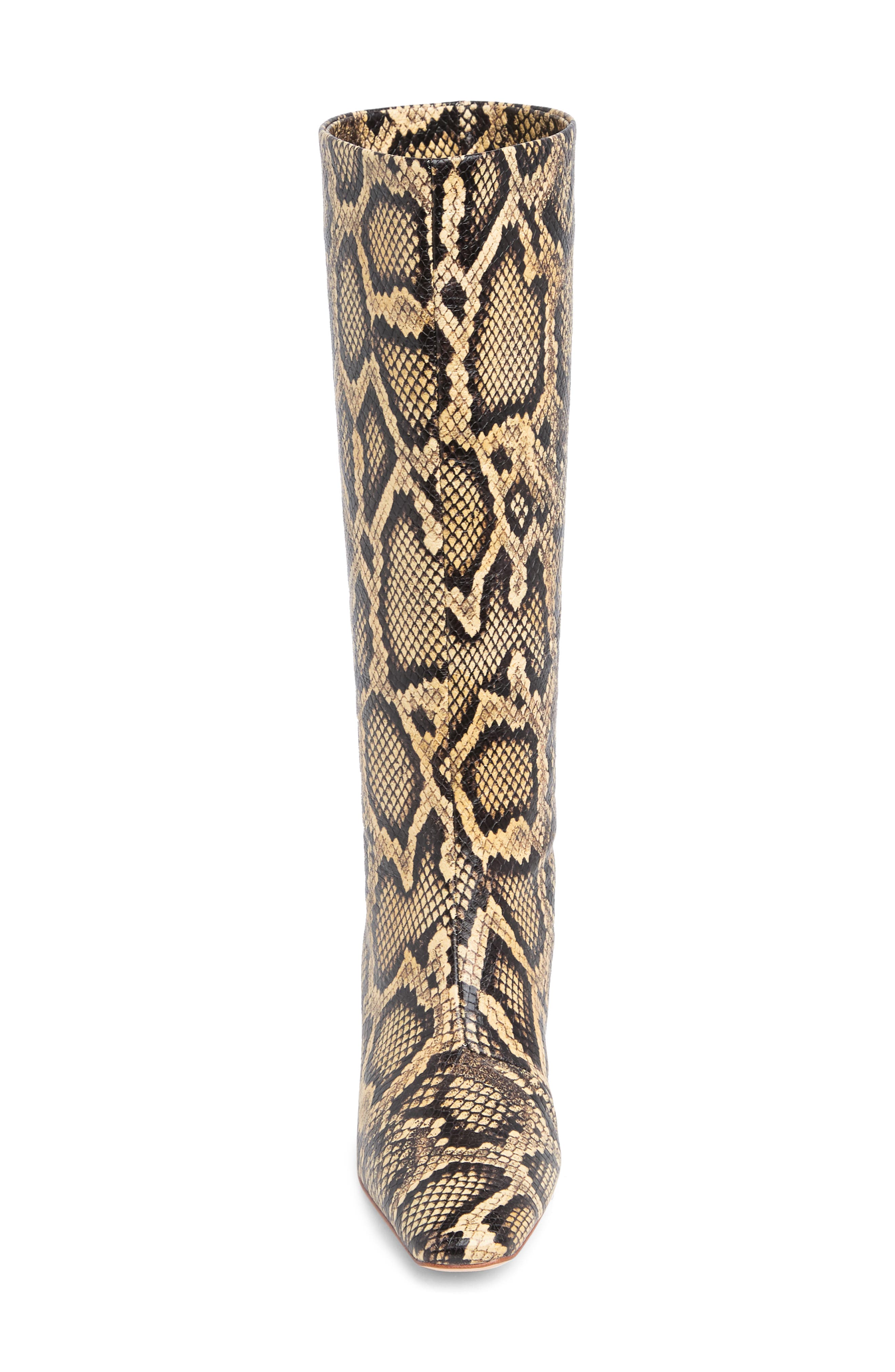 Loeffler Randall Leighton Snake Print Boot (Women) | Nordstromrack