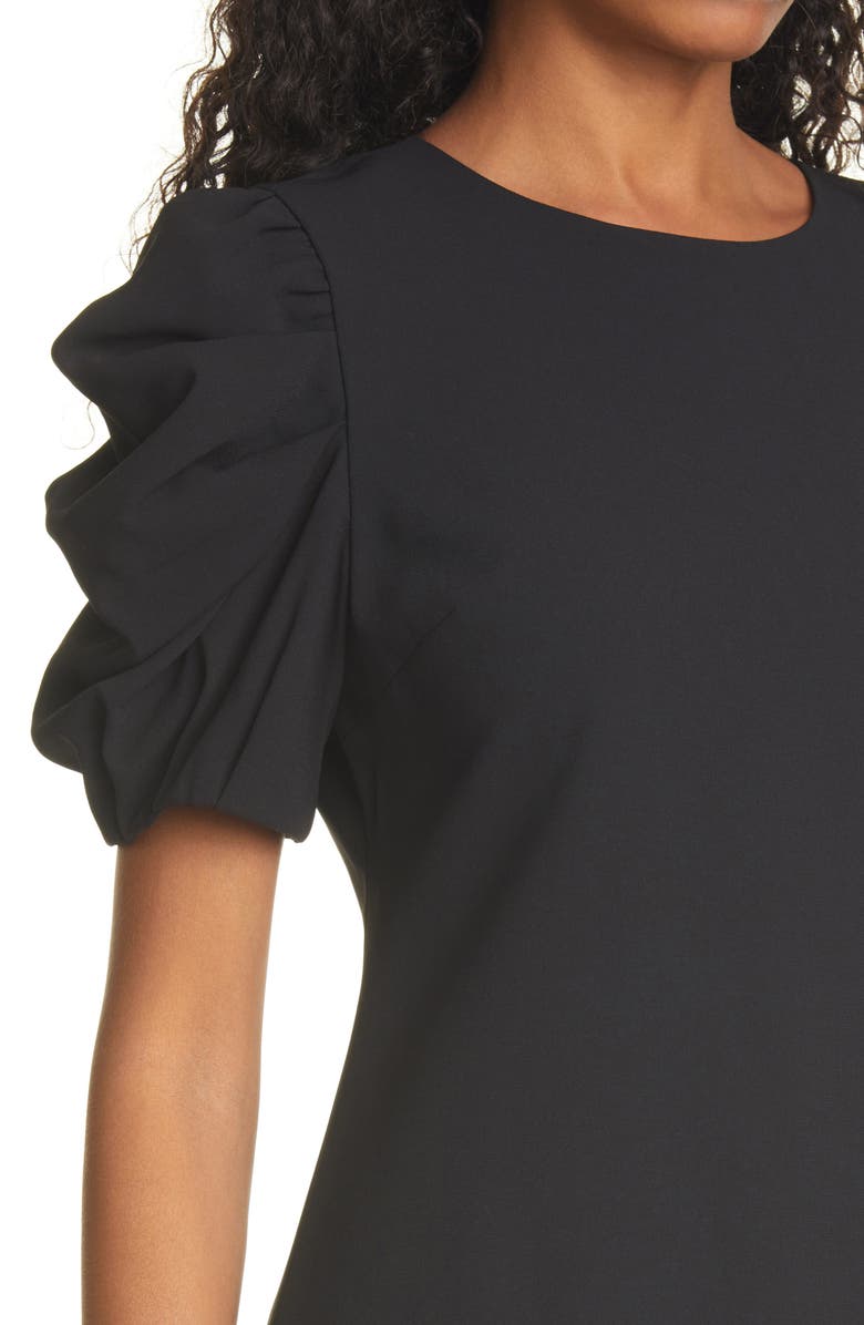 Alice + Olivia Hanita Ruched Sleeve Shift Minidress | Nordstromrack