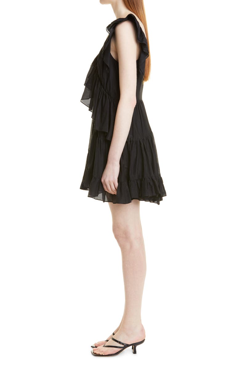 Cinq à Sept Winifred Asymmetric Cap Sleeve Cotton & Silk Dress ...