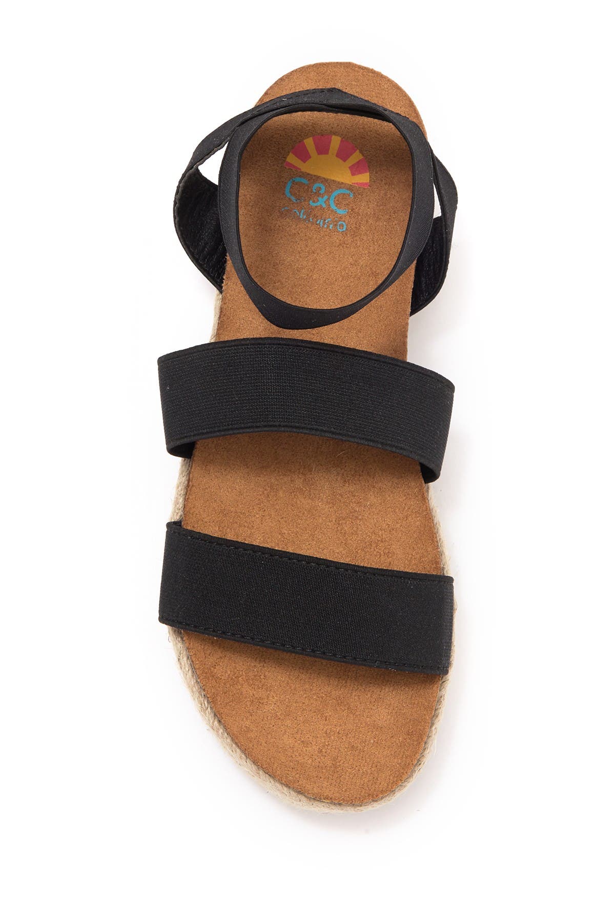 C & C California Elastic Band Espadrille Platform Sandal | Nordstromrack