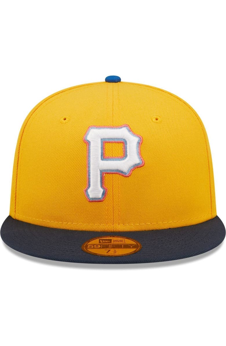 New Era Men's New Era Gold/Azure Pittsburgh Pirates National League Est ...