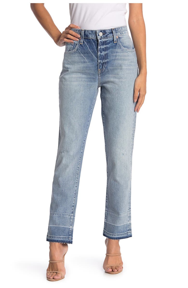 TRAVE Irina Slim Straight Release Hem Jeans | Nordstromrack