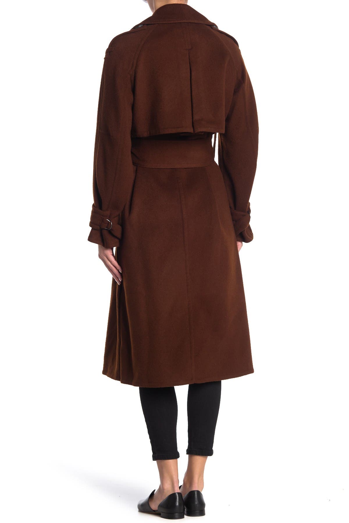 Vince Belted Wool Blend Trench Coat | Nordstromrack