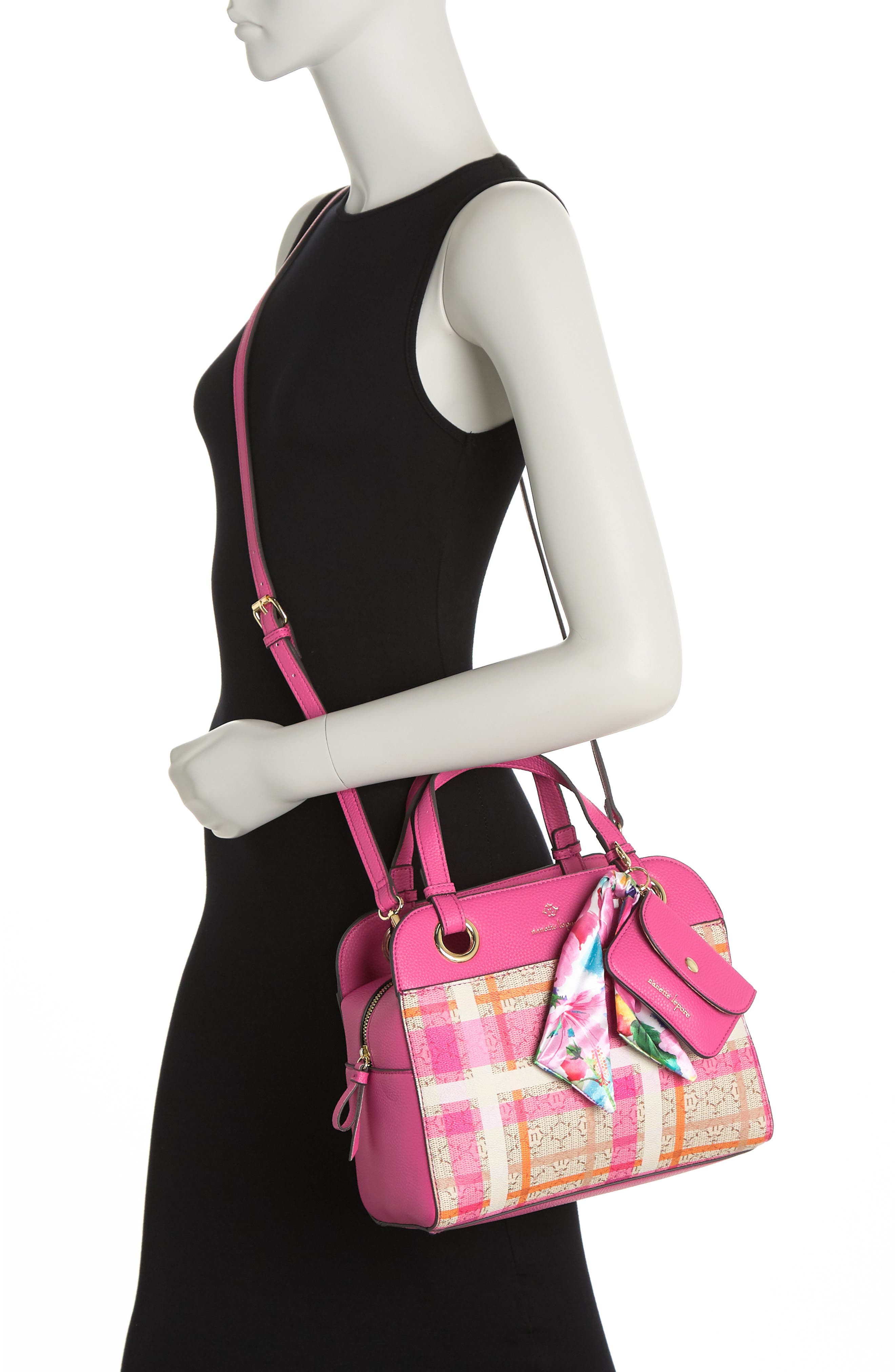 Nanette Lepore Holli Logo Convertible Satchel Bag | Nordstromrack