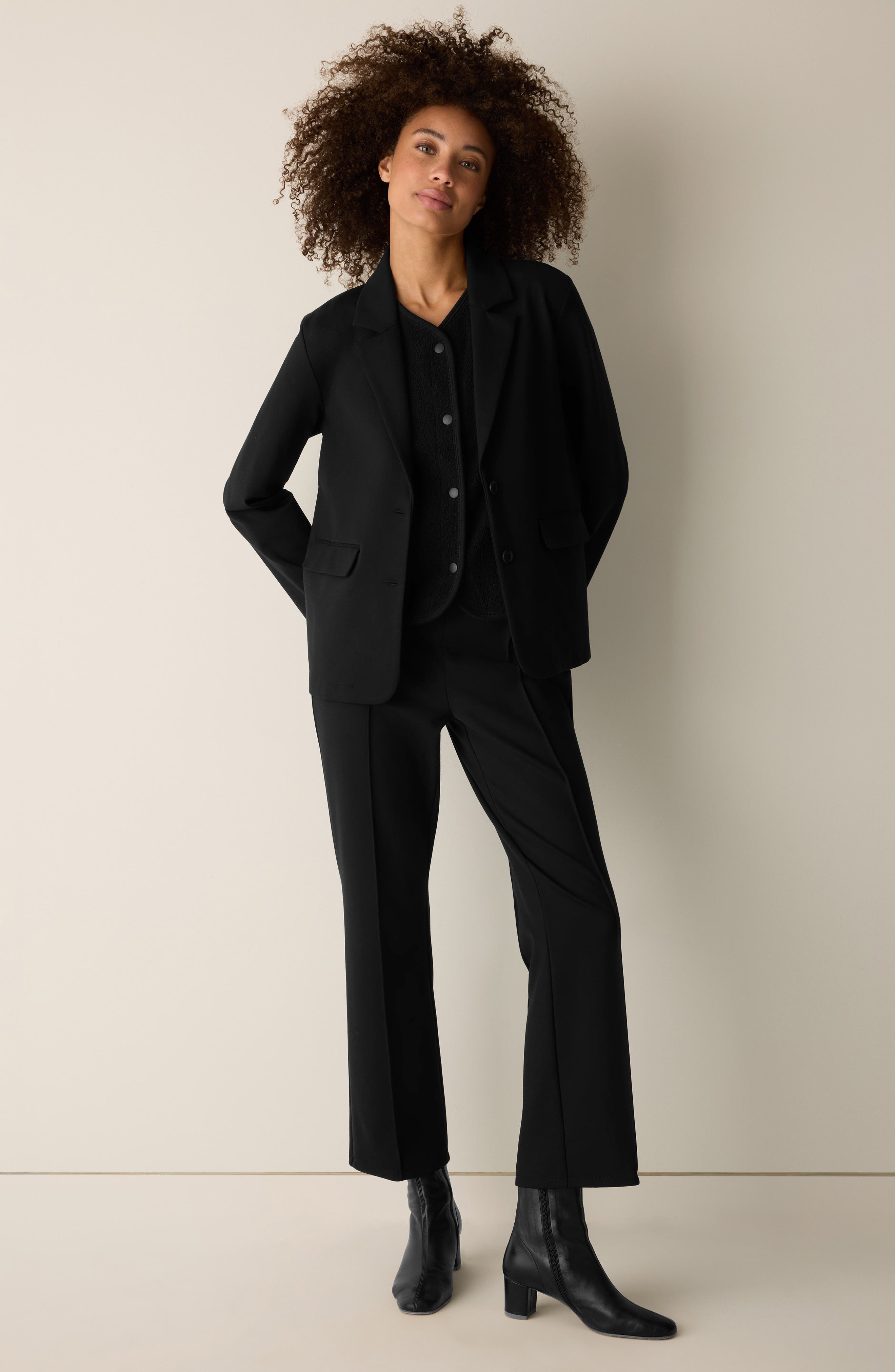 Eileen Fisher High Waist Ankle Pants | Nordstrom