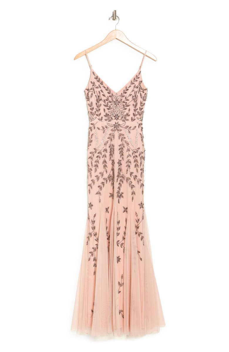 Marina Beaded V-Neck Gown | Nordstromrack