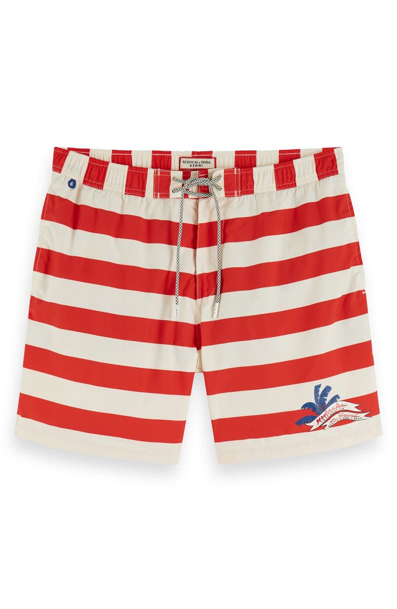 Scotch & Soda Mid Length Regular Surf Swim Trunks | Nordstromrack